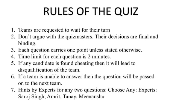 Mahabharata Quiz (1).pptx | Hinduism | Religion & Spirituality