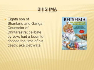 Important Personalities of Mahabharata | PPTX