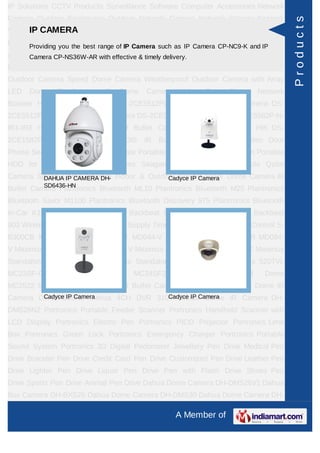 Mahadev Computers, Mumbai, Surveillance Systems and IT Solutions | PDF