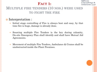 Mahad Fire Incident investigation report | PDF