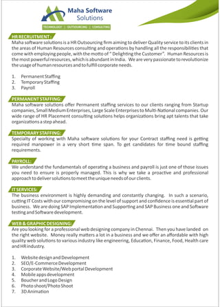 Maha Software Solutions | PDF | Computer Software and Applications ...