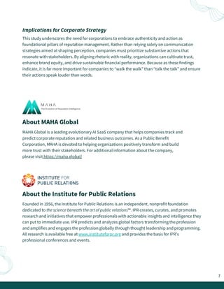 MAHA Global and IPR: Do Actions Speak Louder Than Words? | PDF