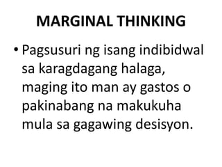 Mahahalagang konsepto ng ekonomiks | PPTX