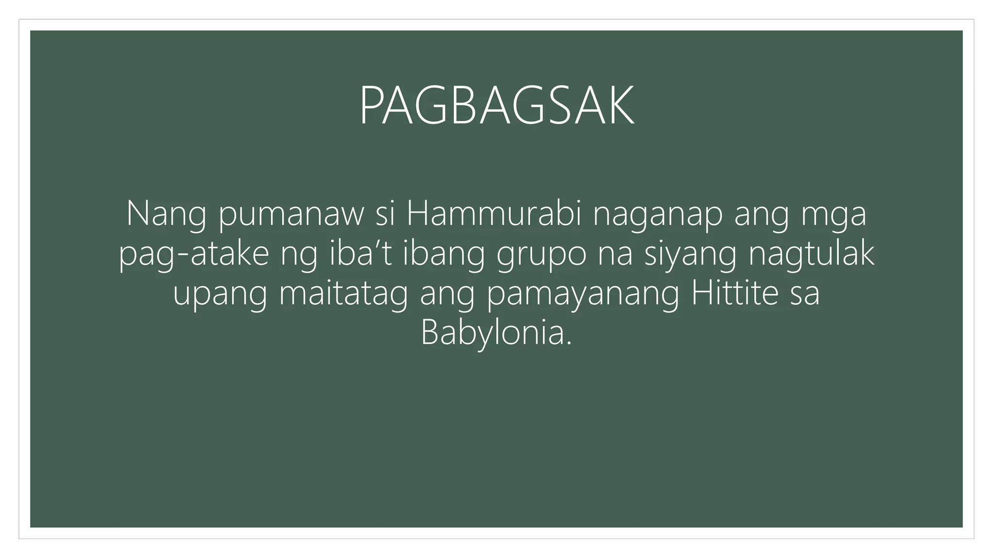 Mahahalagang pangyayari sa sinaunang panahon sa kanlurang asya | PPTX