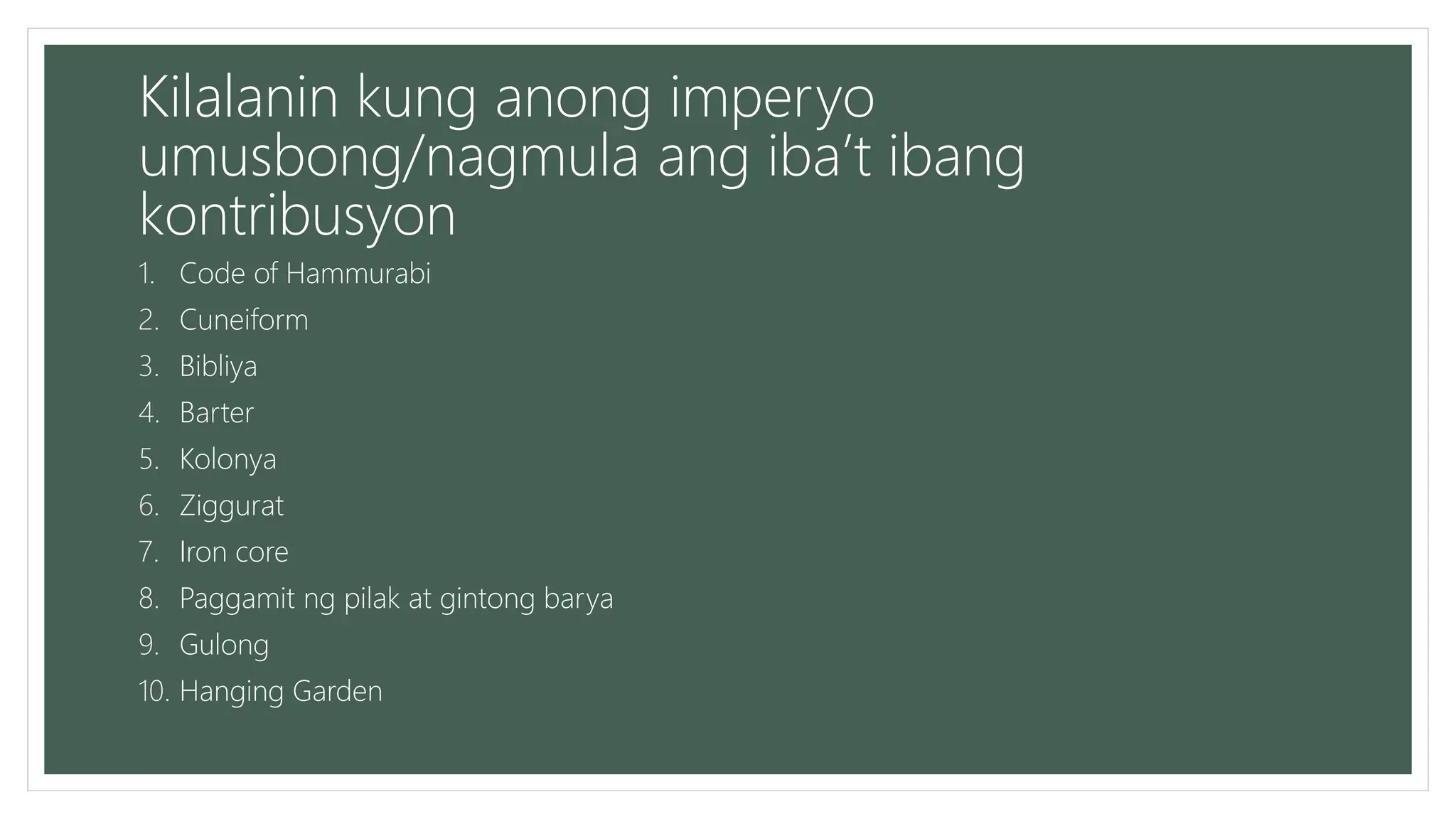 Mahahalagang pangyayari sa sinaunang panahon sa kanlurang asya | PPTX