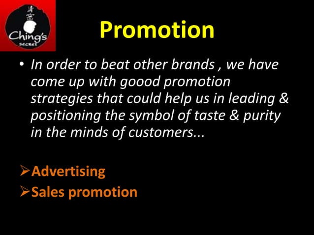 Marketing presentation(ching's soups) | PPT