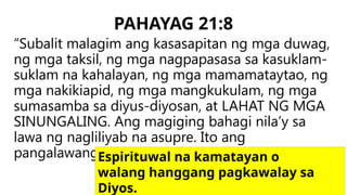 ISANG NAPAKAHALAGANG DESISYON SA BUHAY.pptx