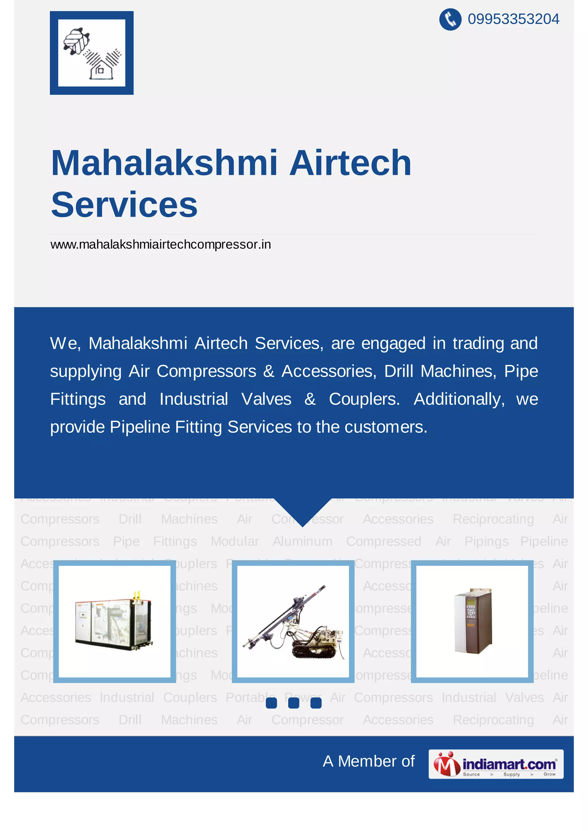 Mahalakshmi Airtech Services, Maharashtra, Air Compressor & Pipe ...