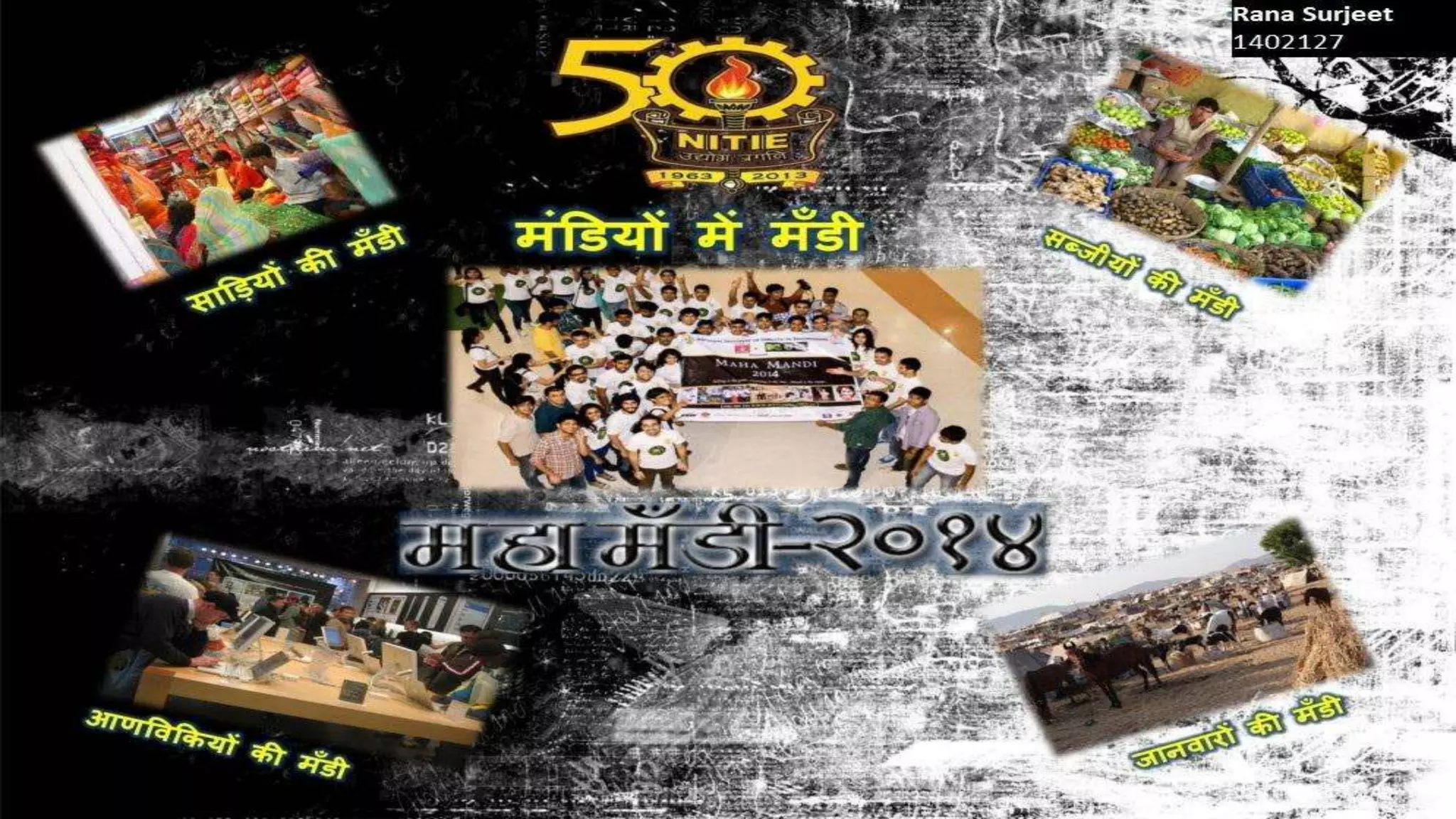 Maha Mandi 2014 @ NITIE Vernacular Posters | PPTX