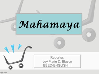 Mahamaya Rabindranath Tagore short story | PPT