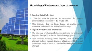 ENVIRONMENTAL IMPACT ASSESSMENT EIA OF SOLAR THERMAL ENERGY | PPTX