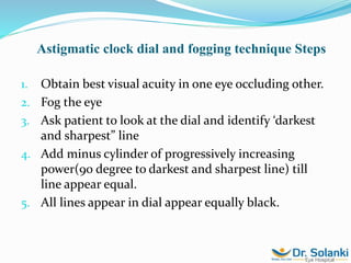 subjective verification of refraction | PPT