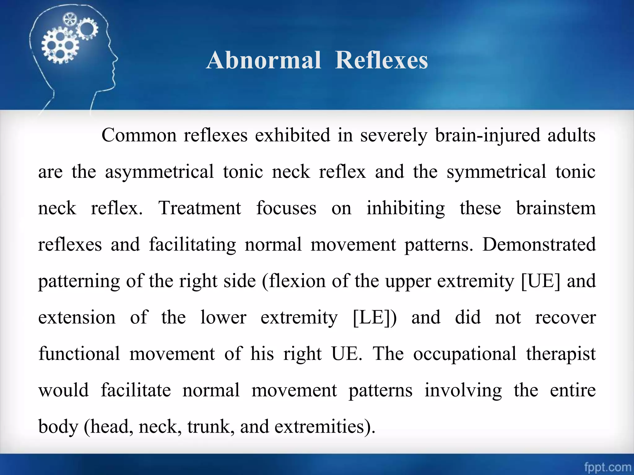 Occupational therapy management in traumatic brain injury | PPTX
