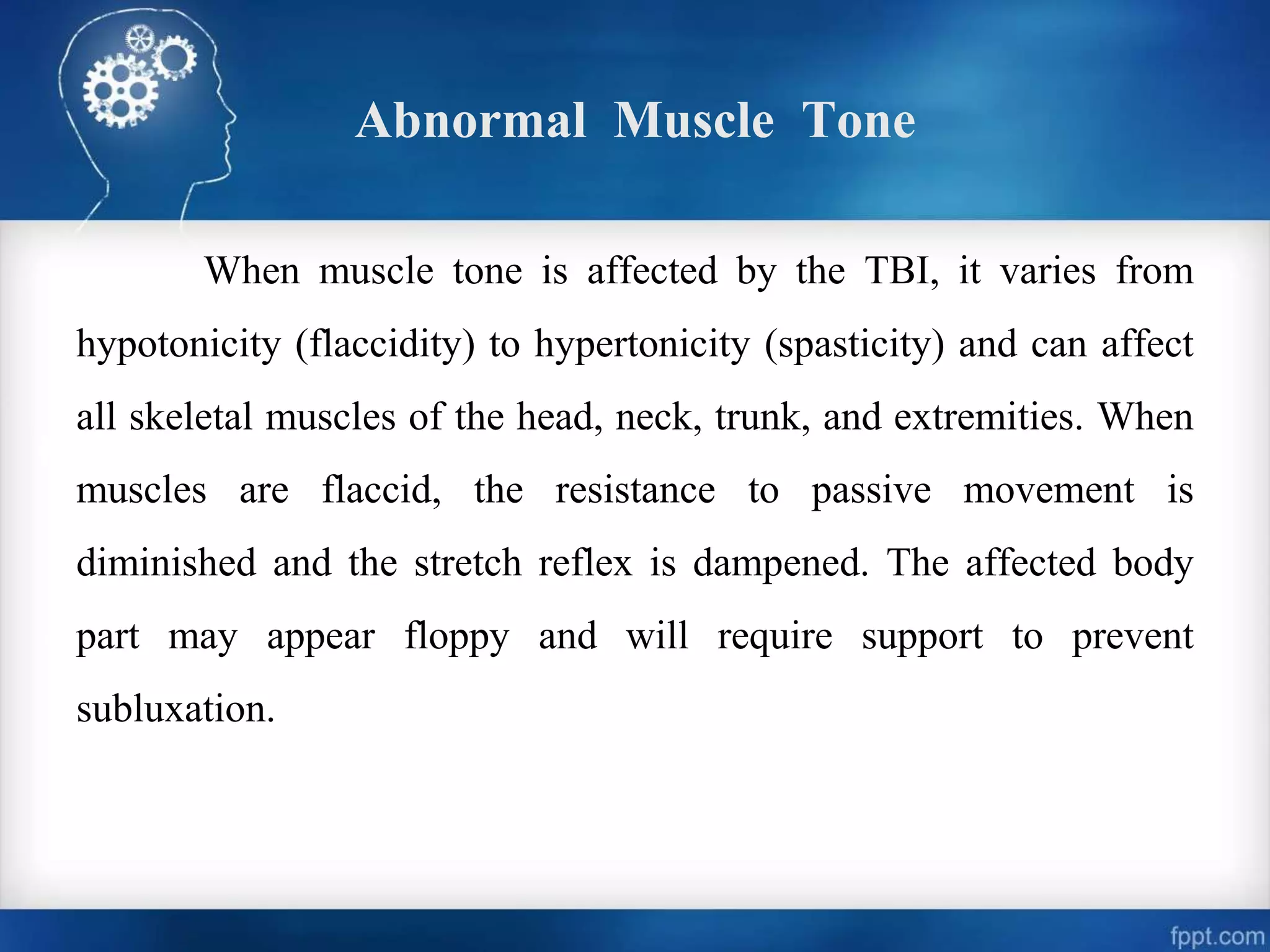 Occupational therapy management in traumatic brain injury | PPTX