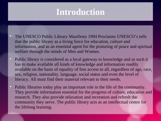 Salient Feature of Maharashtra Public Library Act 1967 | PPT