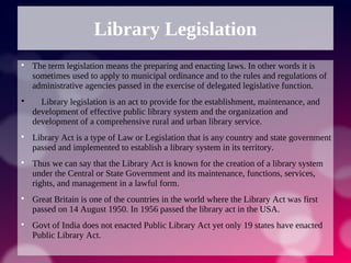 Salient Feature of Maharashtra Public Library Act 1967 | PDF