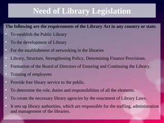 Salient Feature of Maharashtra Public Library Act 1967 | PPT