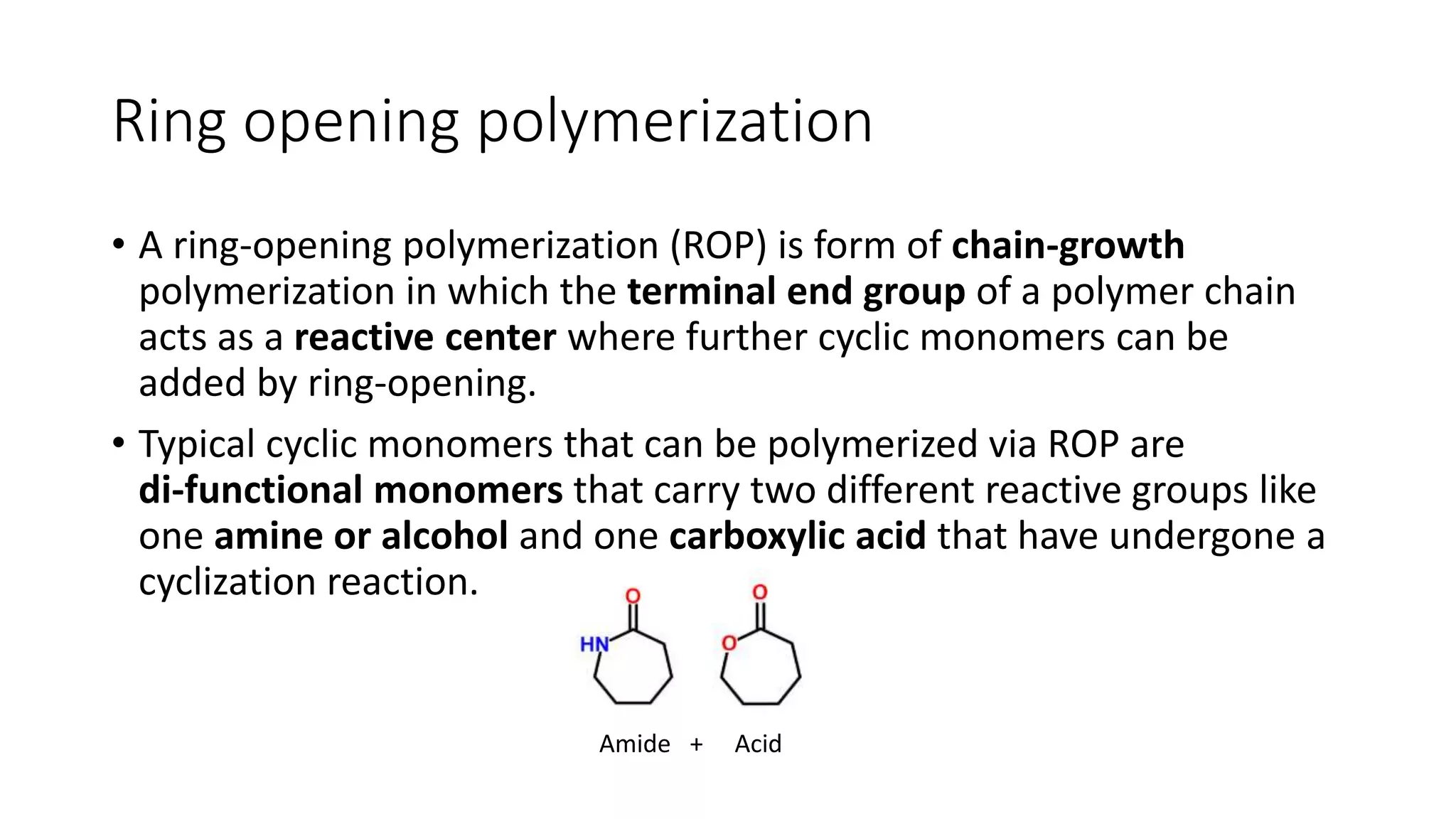 Polymeric materials – Formation of polymer structure | PPTX