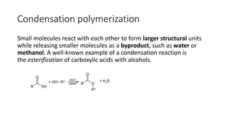 Polymeric materials – Formation of polymer structure | PPTX