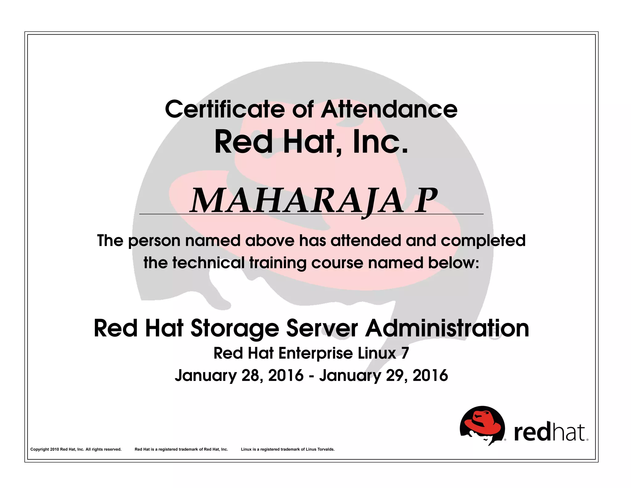 Red Hat Storage Server Administration | PPT