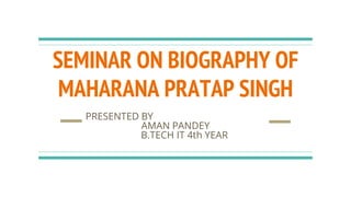 power point presentation on maharana pratap. | PPTX