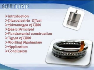 ULTRASONIC MOTOR | PPTX