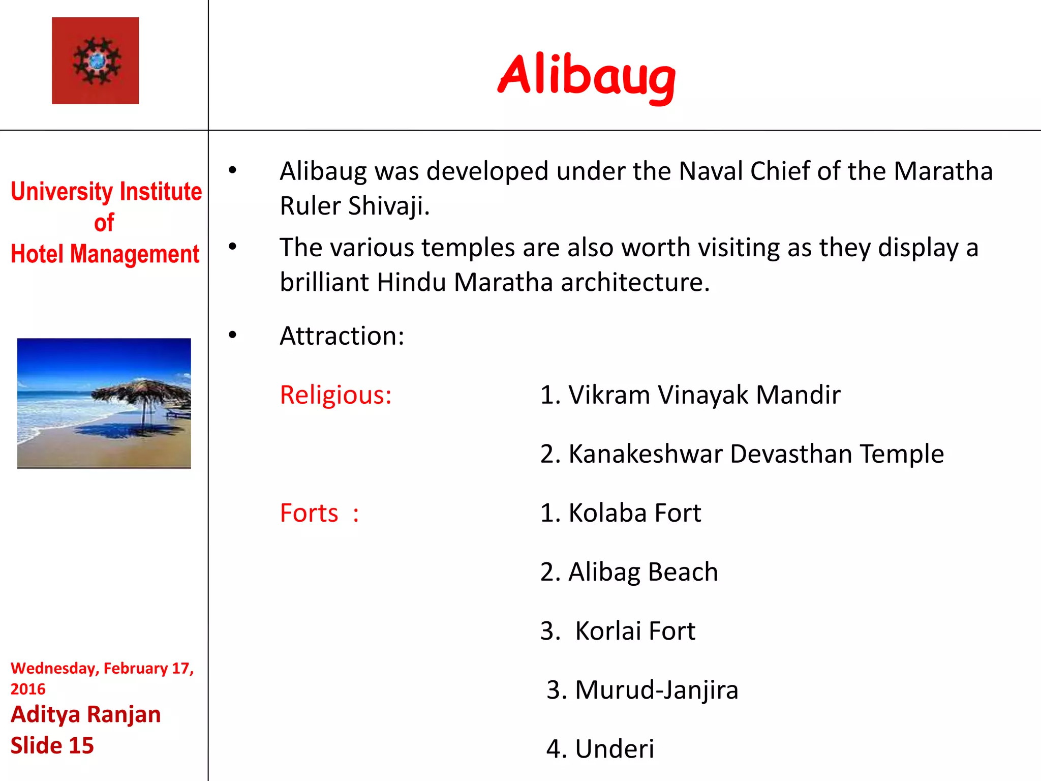 Tourism Destination in Maharashtra | PPSX