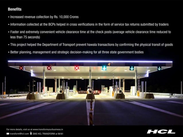 Transforming Maharashtra Border check Posts | PPTX