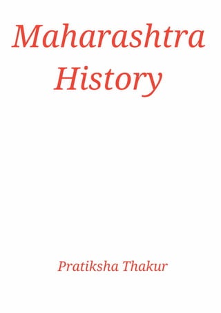 Maharashtra History | PDF