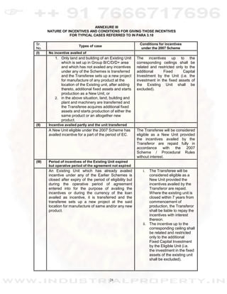 Maharashtra package scheme of incetives 2007 | PDF