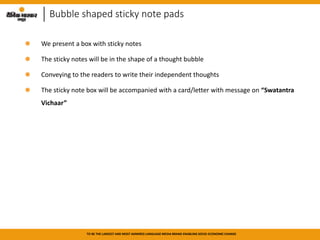 Maharashtra Plan for Divya Marathi Newpaper | PPTX