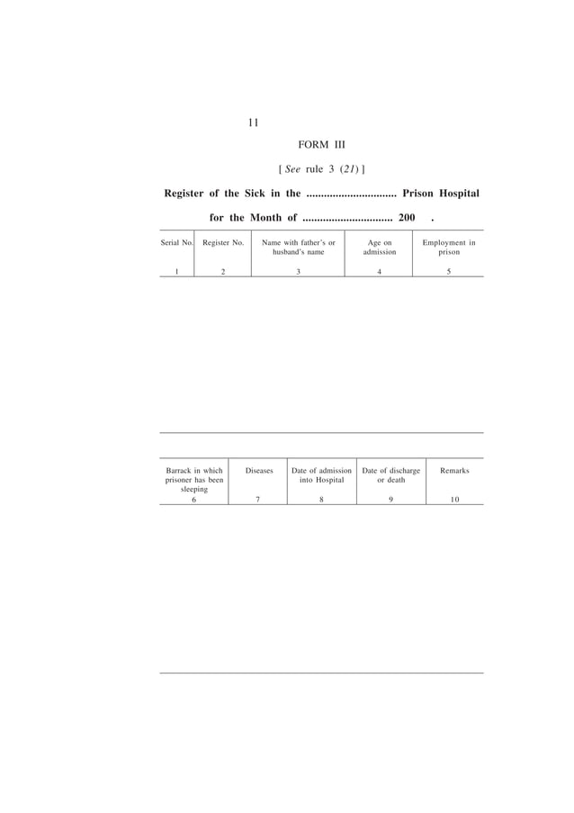 Maharashtra prison manual chapter 4 | PDF | Infectious Diseases ...