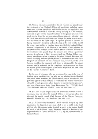 Maharashtra prison manual chapter 4 | PDF