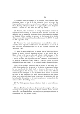 Maharashtra prison manual chapter 4 | PDF