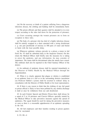 Maharashtra prison manual chapter 4 | PDF