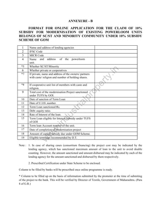 Maharashtra Textile Policy | PDF