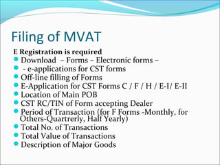 Maharashtra value added tax ( mvat) | PPT