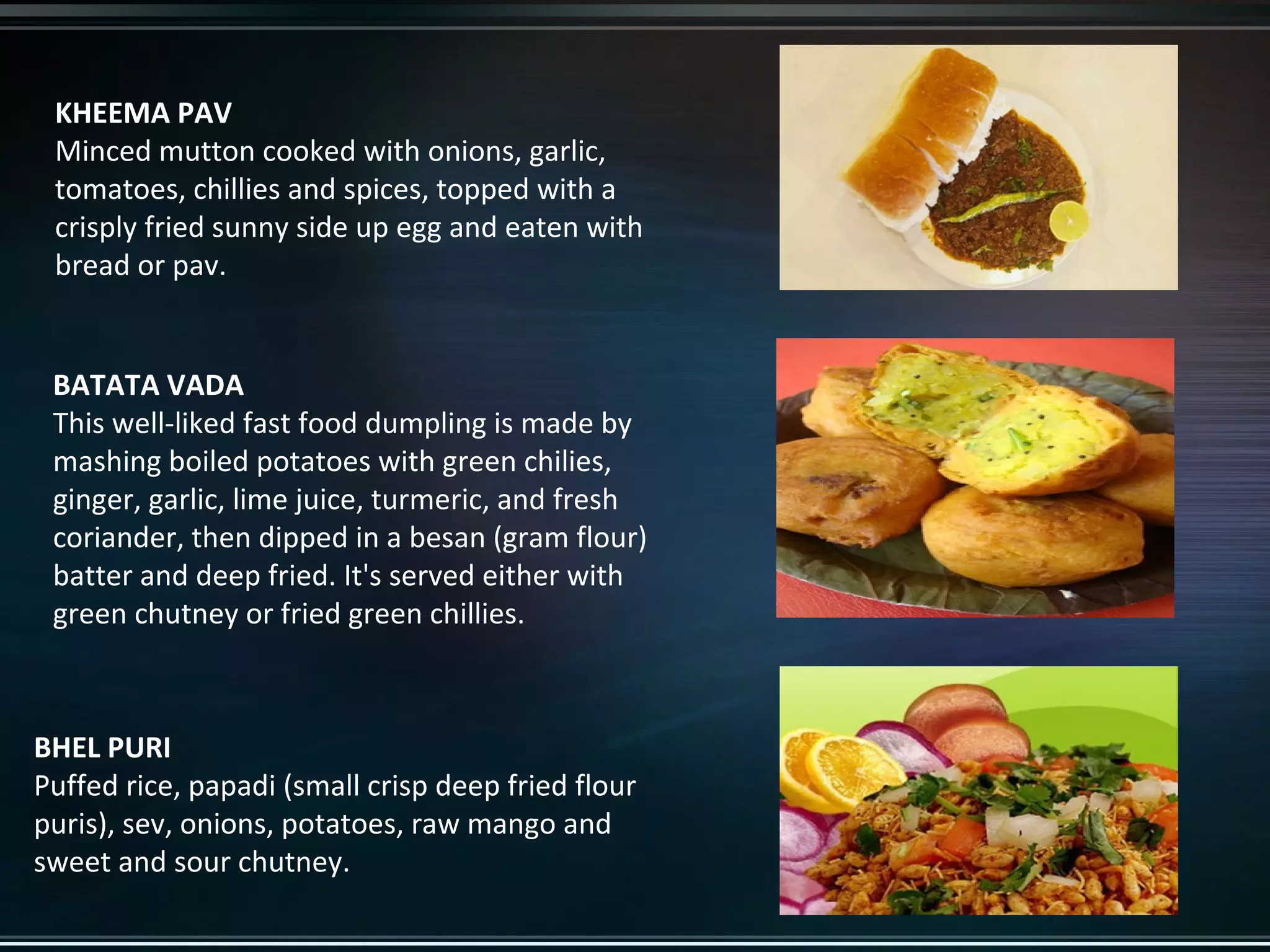 Maharashtrian cuisine | PPT