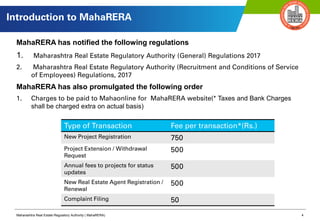 Maha rera overview | PDF