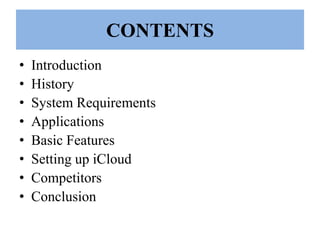 iCloud by Apple | PPTX