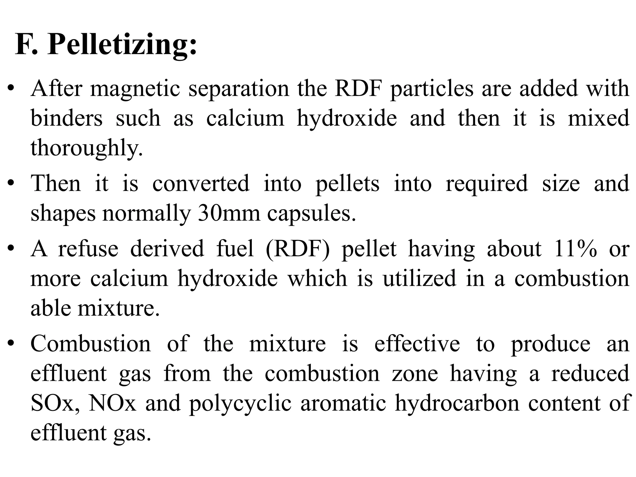 Refuse Derived Fuel:- Energy From Waste. | PPTX