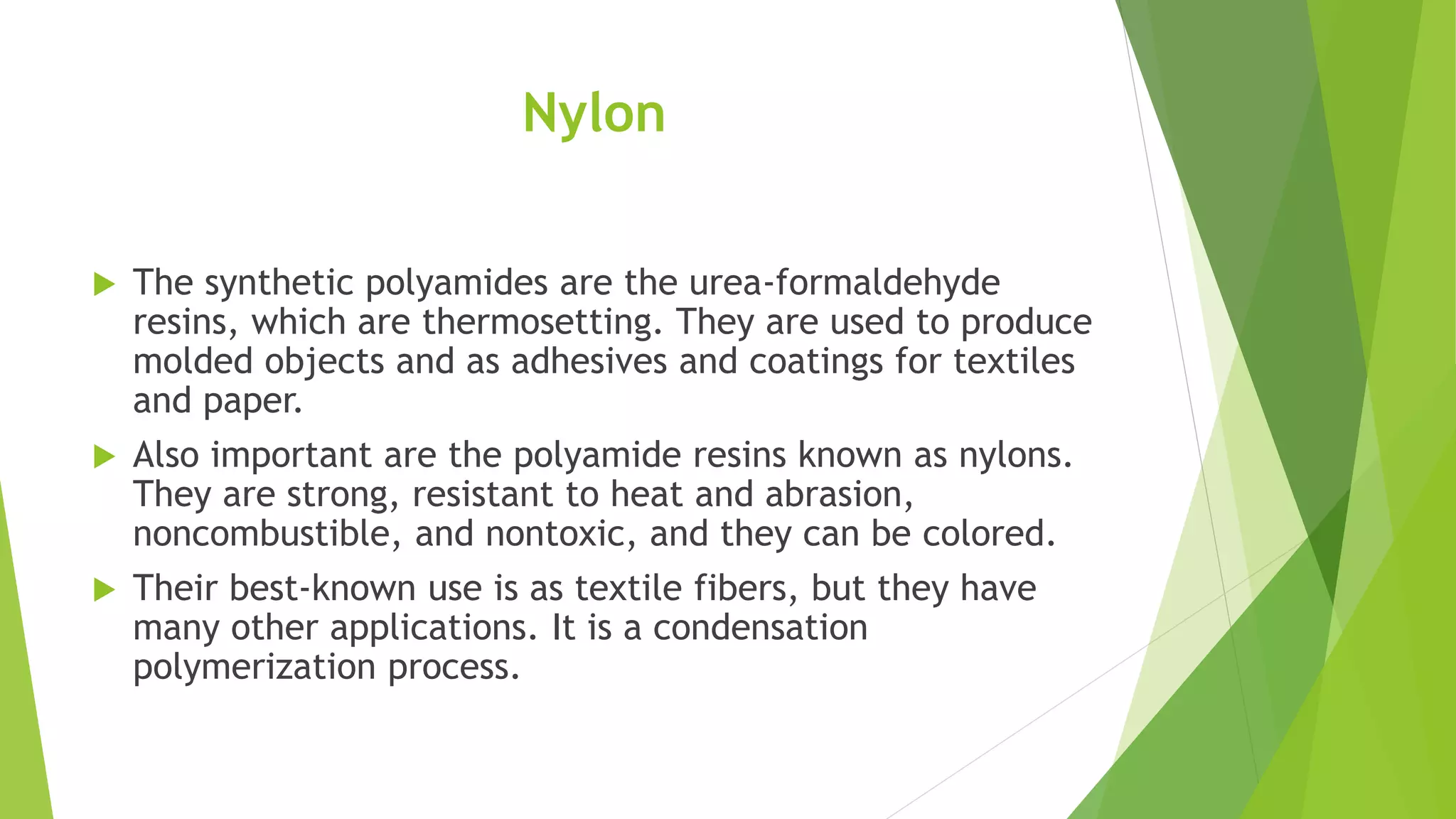 polymers in textile industries | PPTX