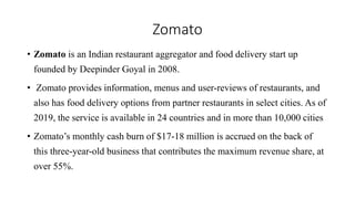 Study on Zomato, Dell, and Amazon logistics | PPT