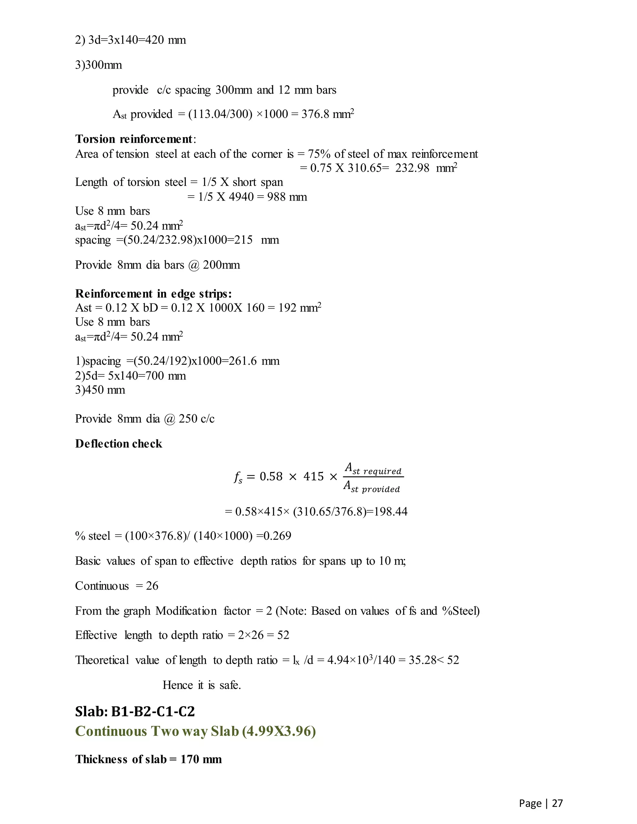 DESIGN AND ANALYSIS OF G+3 RESIDENTIAL BUILDING BY S.MAHAMMAD FROM ...