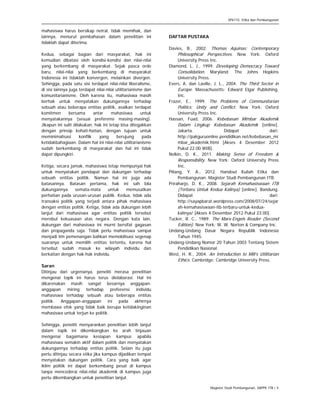 Mahasiswa menyatakan dukungan terhadap sebuah entitas politik tinjauan ...