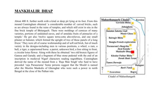 Study of the MAHASTHANGARH by riday saha | PPTX