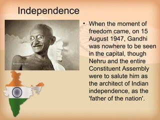 Mahatma gandhi | PPT