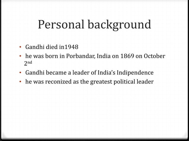 Mahatma gandhi | PPTX