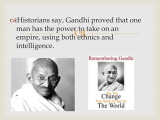 Mahatma gandhi | PPTX
