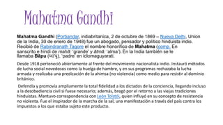 Mahatma gandhi | PPTX